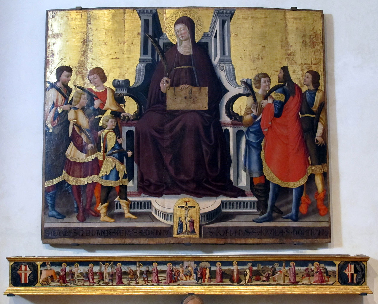 On 30 May 1464, Neri di Bicci painted an altarpiece depicting St ...